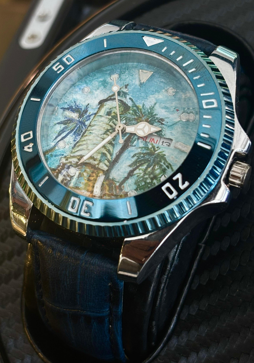 FTL Watch Picturesque Lighthouse - Hand Painted Dial – WIMALADHARMA & SONS