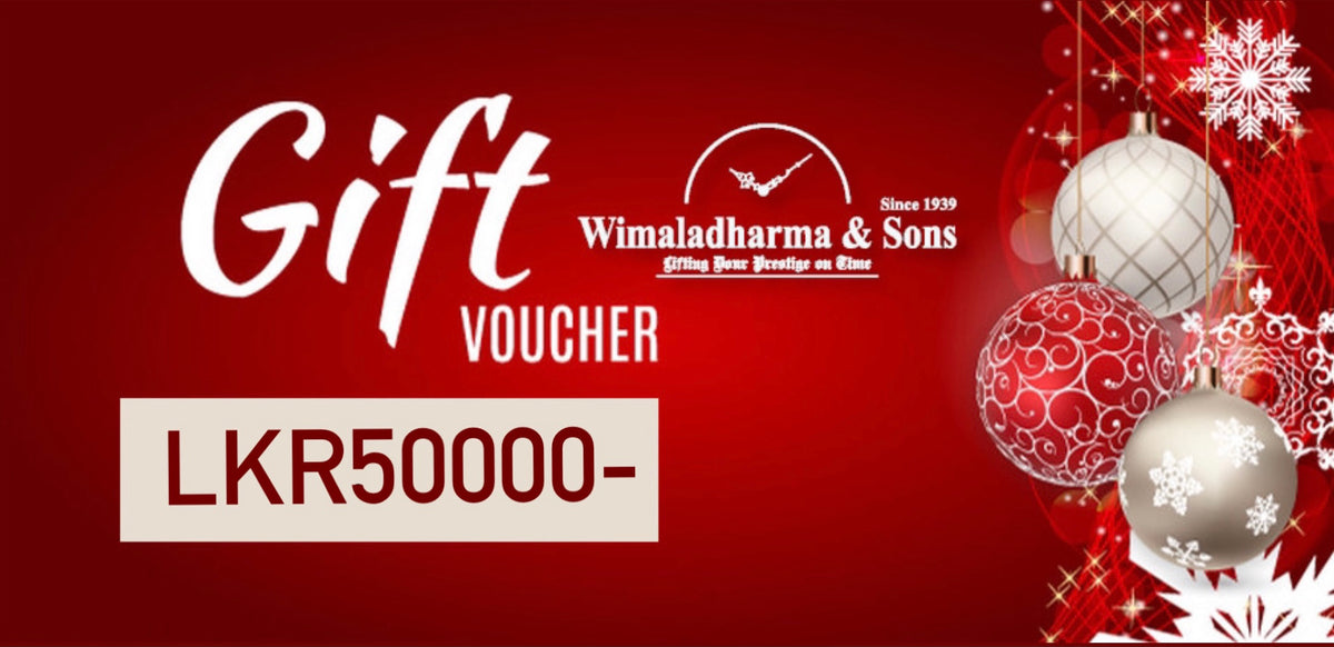 Gift voucher Rs.25,000/- – WIMALADHARMA & SONS