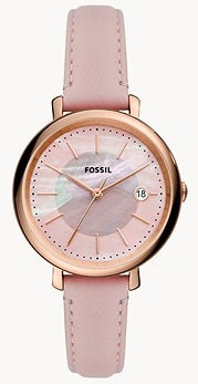 FOSSIL Jacqueline Solar-Powered Pink Leather - ES5092(K) – WIMALADHARMA ...