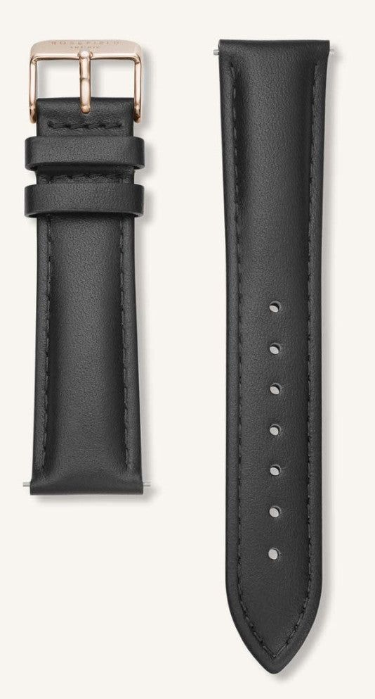 Black Plain 18MM Leather strap – WIMALADHARMA & SONS